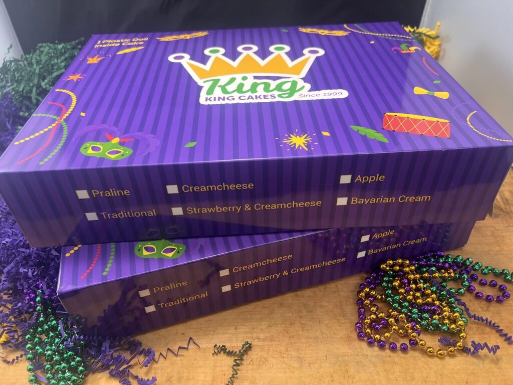 Traditional King Cake 2 Pack - King King Cakes